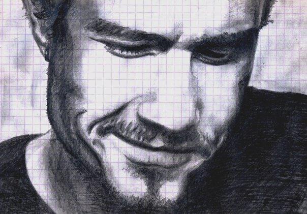 Иллюстрация Хит Леджер (Heath Ledger) в стиле 2d, академический