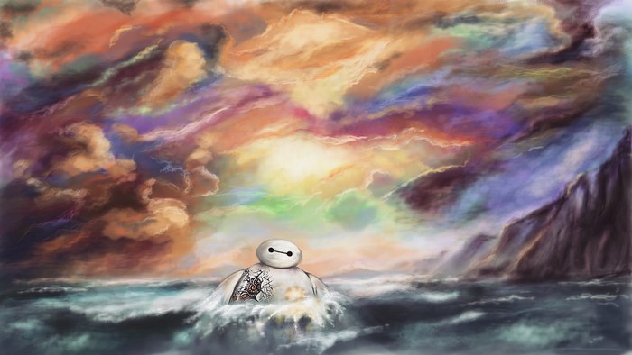 Иллюстрация Baymax) в стиле 2d | Illustrators.ru