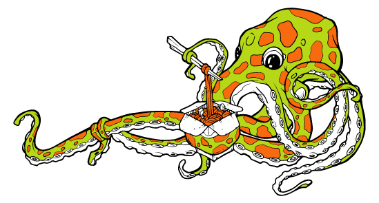 Иллюстрация octopus в стиле 2d | Illustrators.ru