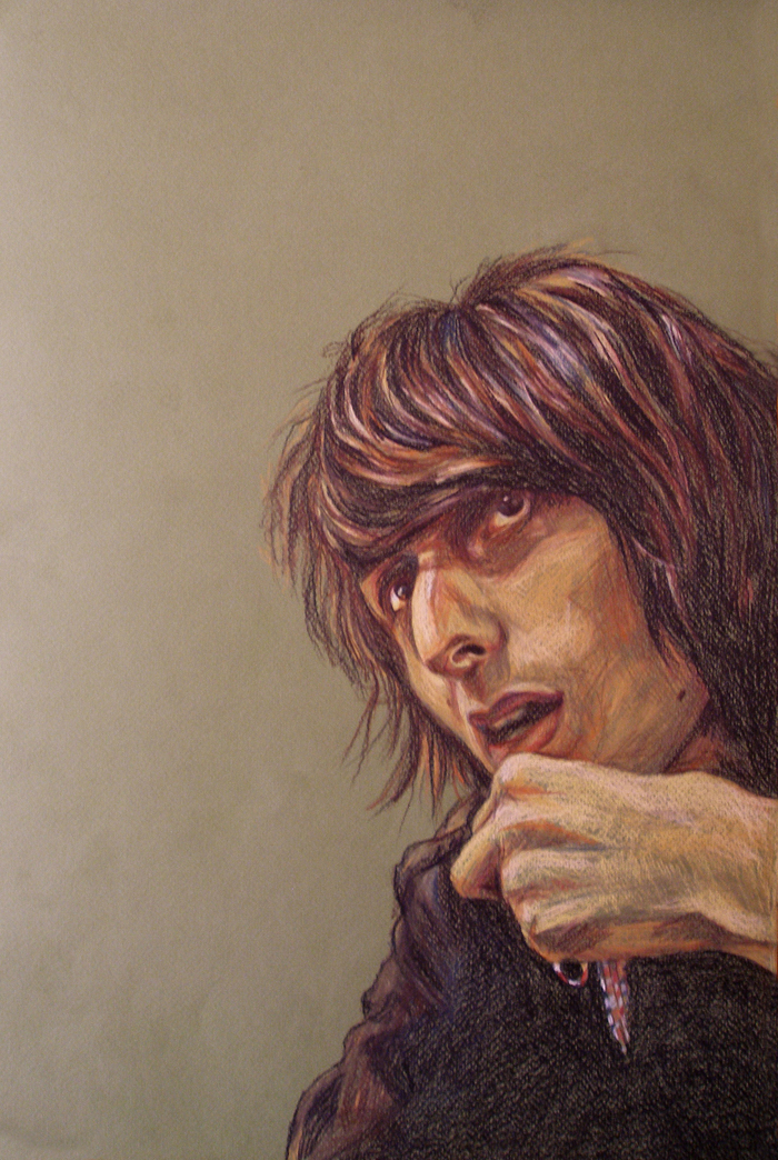 Иллюстрация Frontman of UK band в стиле 2d, реализм