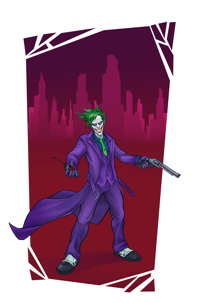 Иллюстрация joker в стиле 2d, персонажи | Illustrators.ru