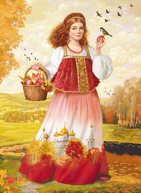 Иллюстрация Осень в стиле 2d | Illustrators.ru