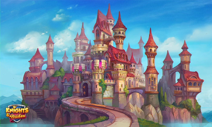 Иллюстрация Замок в стиле 2d, game dev | Illustrators.ru