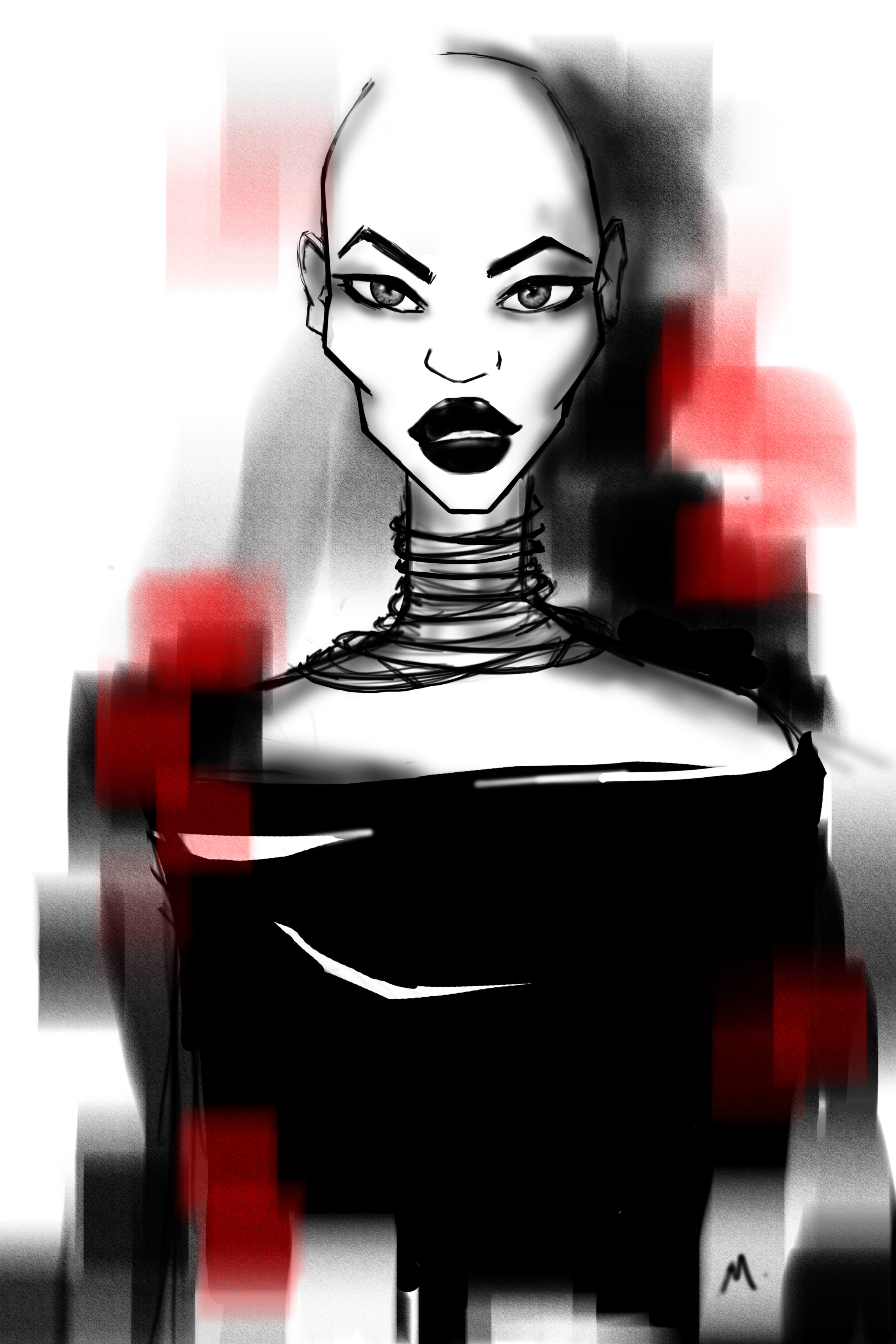 Иллюстрация Девушка в стиле 2d | Illustrators.ru