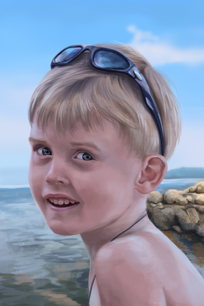 Иллюстрация портрет в стиле 2d | Illustrators.ru