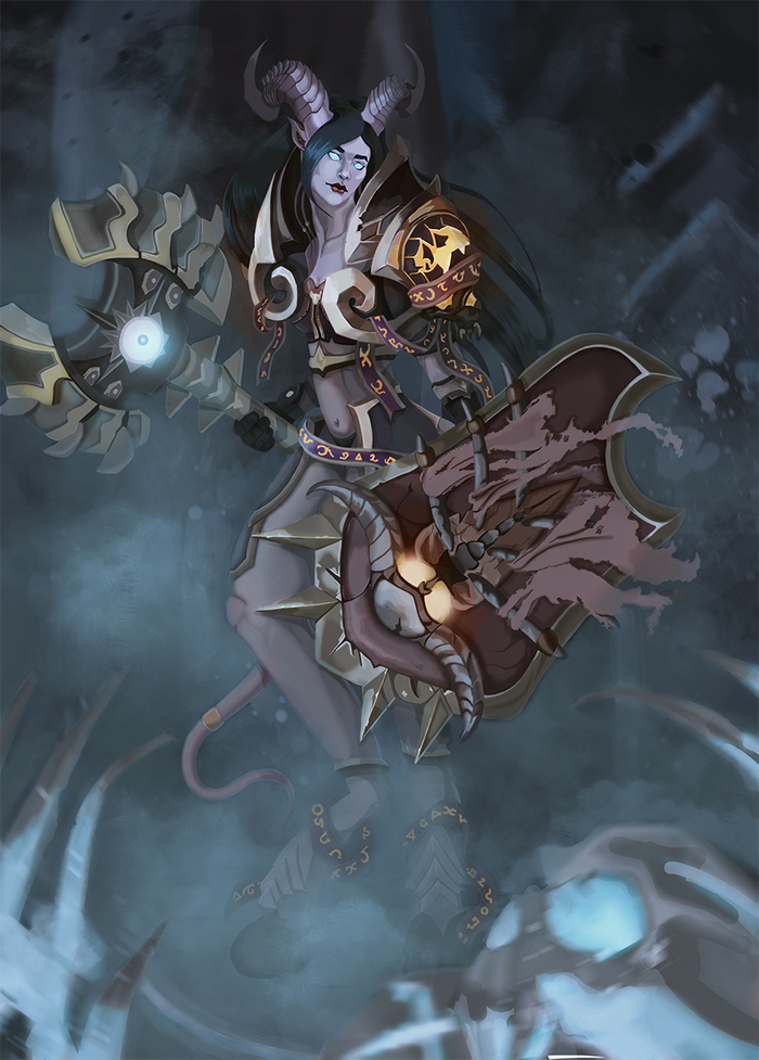Иллюстрация Draenei в стиле 2d, cg, персонажи | Illustrators.ru