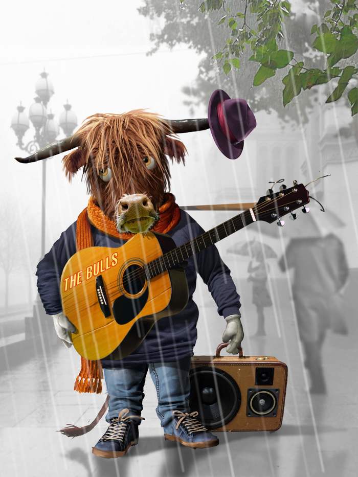 Иллюстрация BULL-7 в стиле 2d | Illustrators.ru