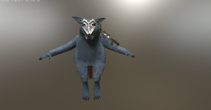 Иллюстрация Rat enemy в стиле 3d, cg, game dev | Illustrators.ru