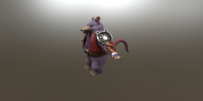 Иллюстрация Rat boss в стиле 3d, cg, game dev | Illustrators.ru