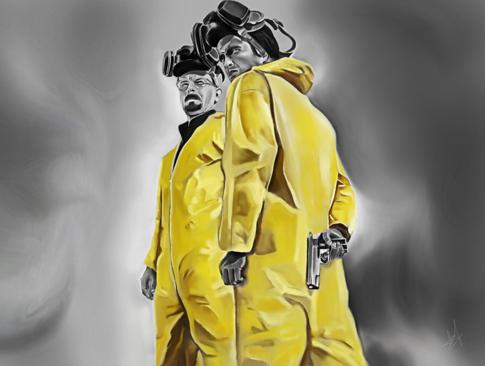 Иллюстрация breaking-bad в стиле 2d | Illustrators.ru