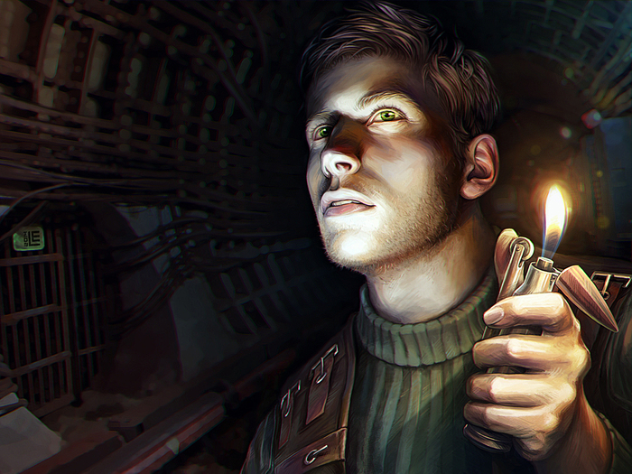 Иллюстрация Артем. Метро 2033 в стиле 2d | Illustrators.ru