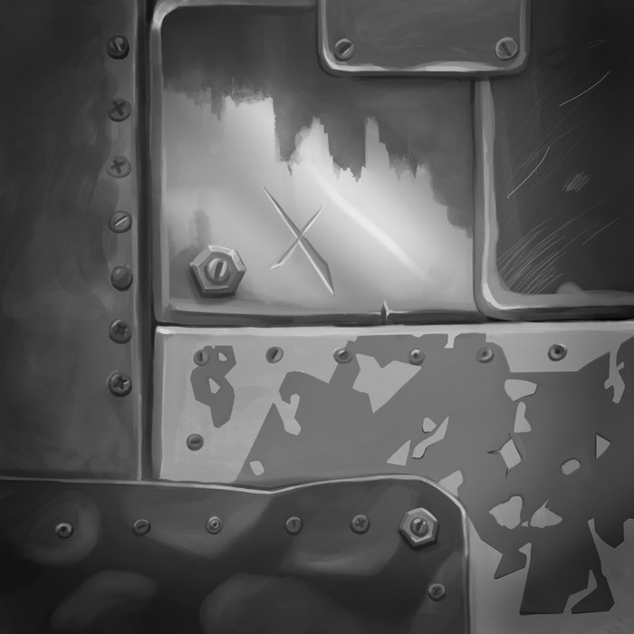 Иллюстрация Металл в стиле 2d, game dev | Illustrators.ru