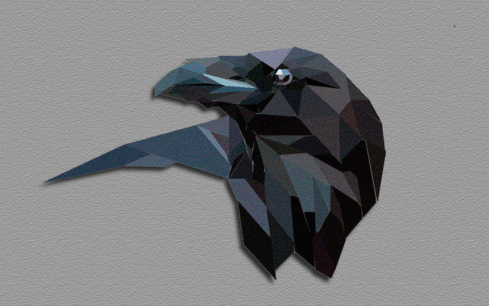 Иллюстрация The Black Raven в стиле 2d, графика, компьютерная