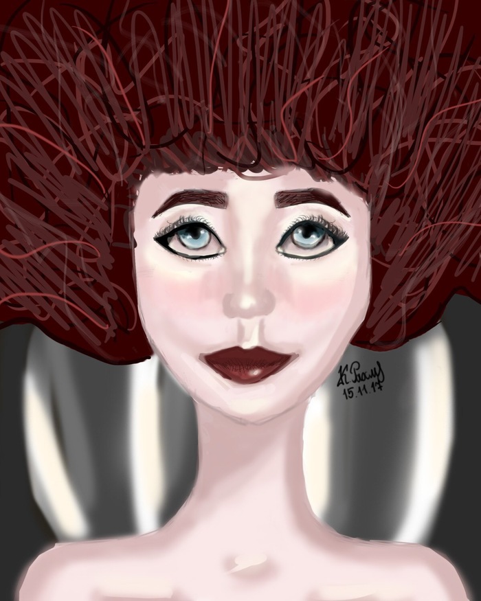 Иллюстрация Девочка 2) в стиле 3d | Illustrators.ru