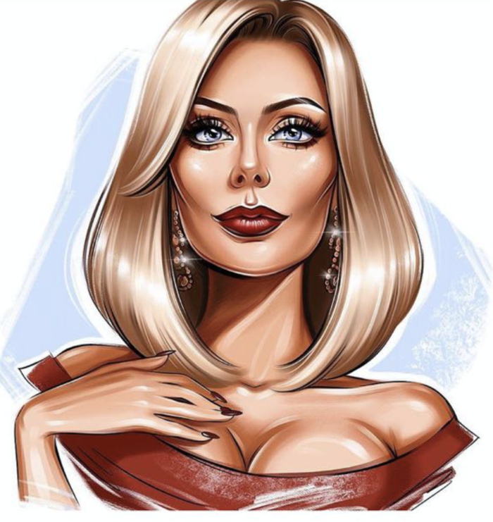 Иллюстрация девушка в стиле мода и красота | Illustrators.ru