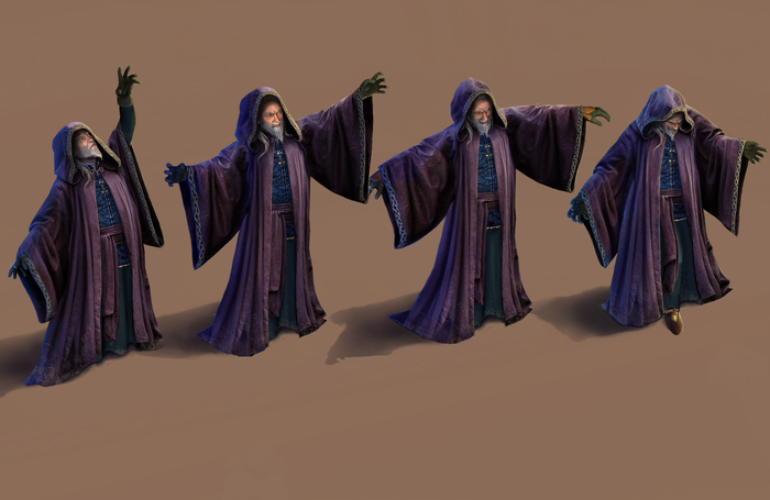 Иллюстрация Character Evil sorcerer. в стиле cg, компьютерная