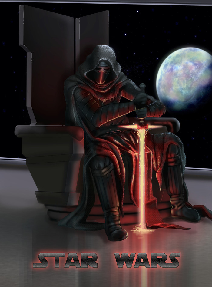 Иллюстрация Star wars в стиле 2d, cg, game dev | Illustrators.ru