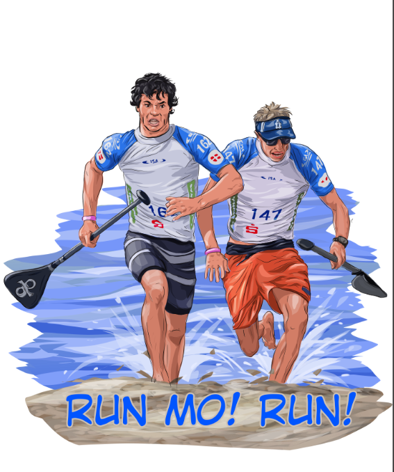 Иллюстрация Run Mo! Run! в стиле 2d | Illustrators.ru