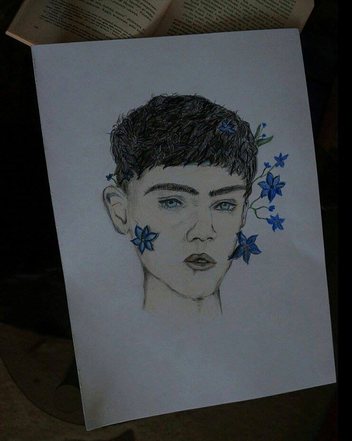 Иллюстрация spring в стиле портрет | Illustrators.ru