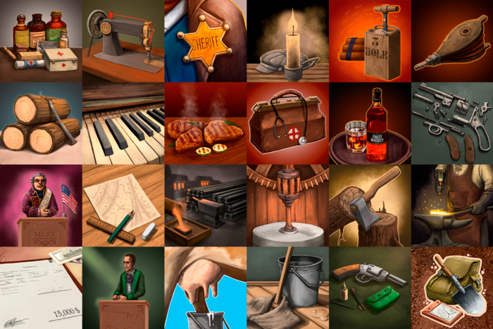 Иллюстрация Иконки 1 в стиле 2d, game dev | Illustrators.ru