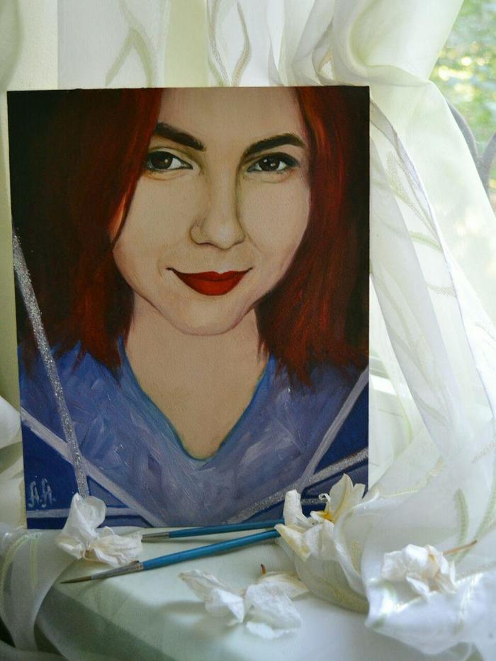 Иллюстрация Портрет маслом в стиле портрет | Illustrators.ru