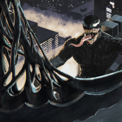 Иллюстрация Venom vs Riot в стиле 2d, cg, реализм | Illustrators.ru