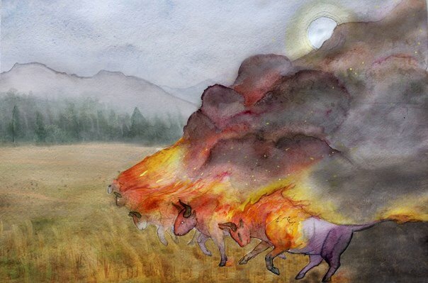 Иллюстрация Stampede в стиле 2d, другое | Illustrators.ru