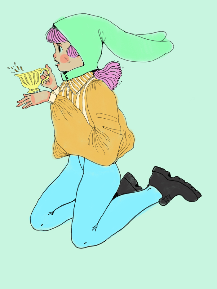 Иллюстрация tea? в стиле 2d | Illustrators.ru