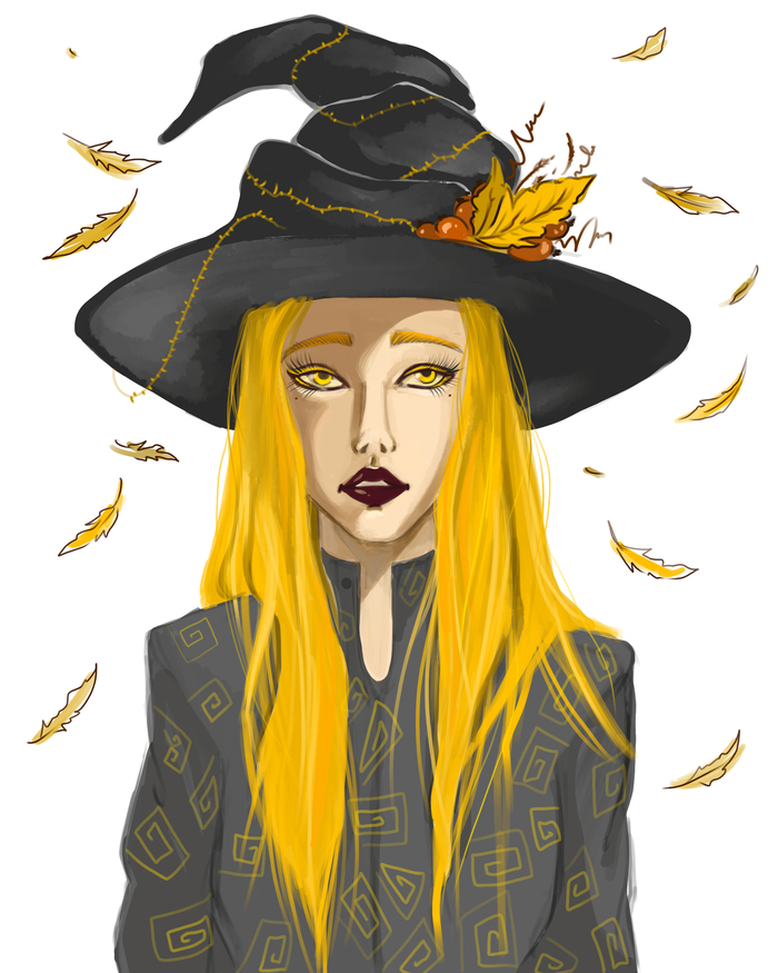 Иллюстрация yellow witch | Illustrators.ru
