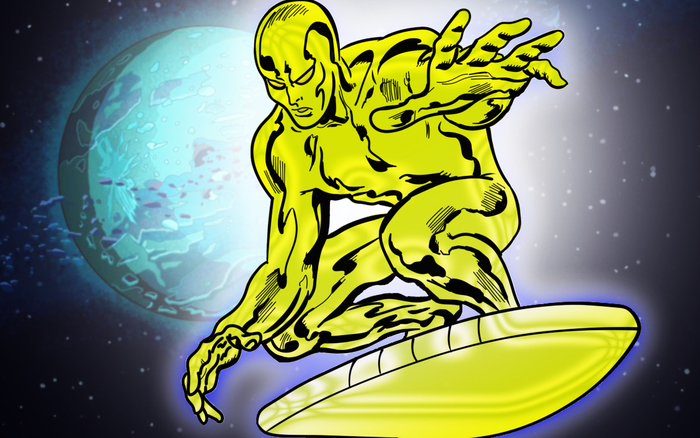 Иллюстрация Gold Surfer | Illustrators.ru