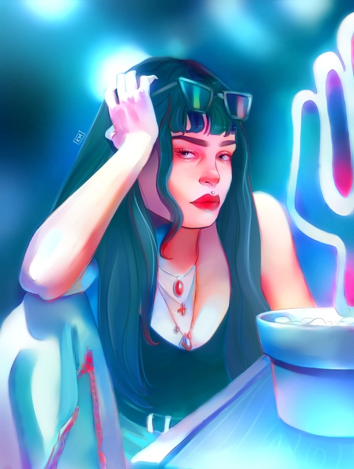 Иллюстрация портрет в стиле 2d, cg, game dev | Illustrators.ru