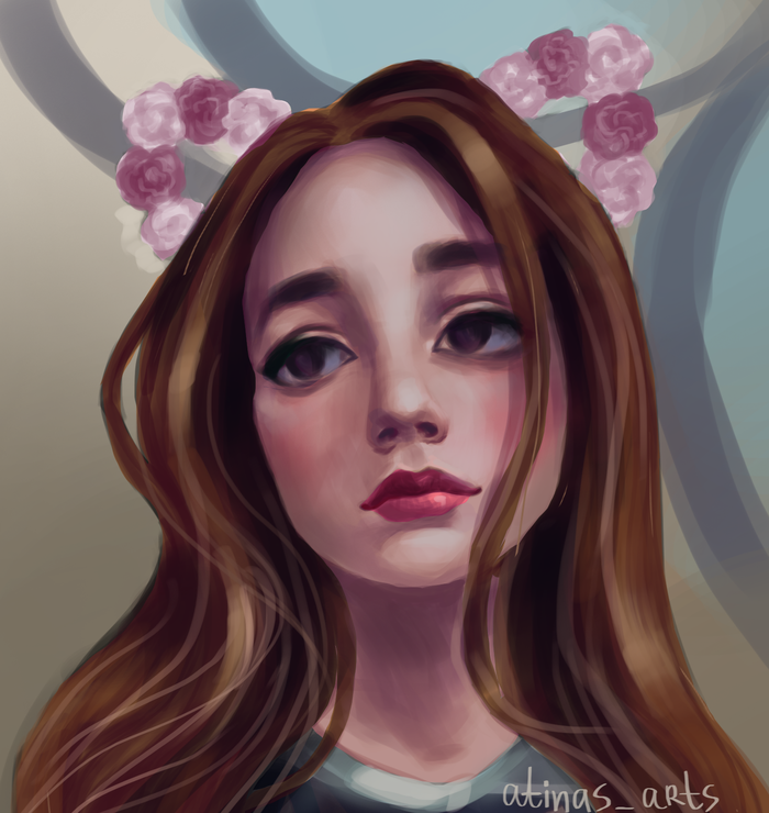 Иллюстрация portrait | Illustrators.ru