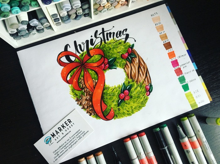 Иллюстрация Венок в стиле графика, книжная графика, скетчи