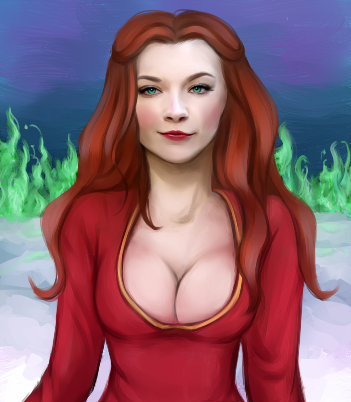 Иллюстрация Margaery Tyrell в стиле портрет | Illustrators.ru