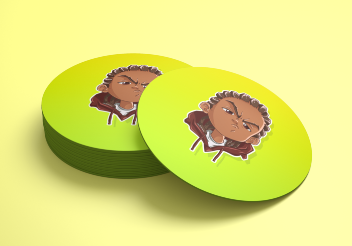 Иллюстрация Riley Freeman Sticker в стиле 2d | Illustrators.ru