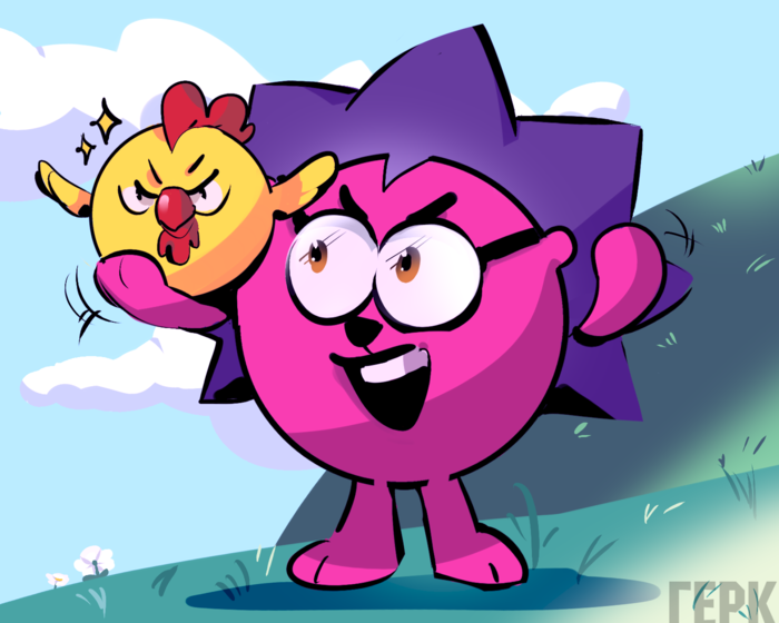 Иллюстрация Петя учится летать! в стиле 2d | Illustrators.ru