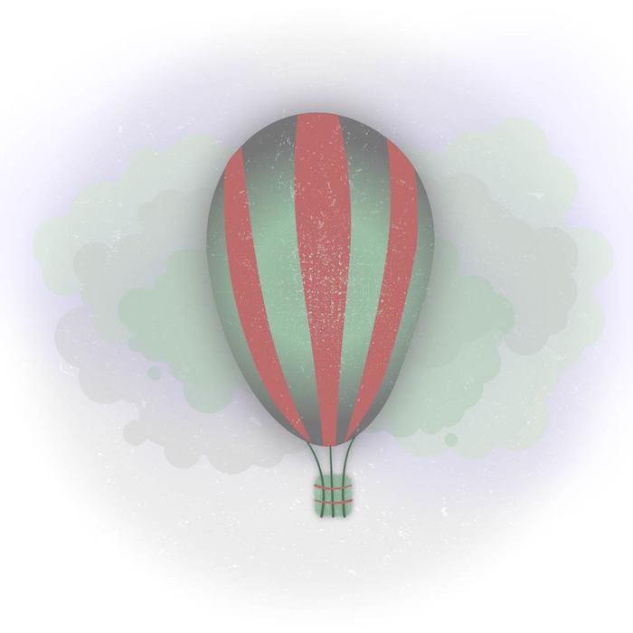 Иллюстрация Воздушный шар в стиле 2d | Illustrators.ru
