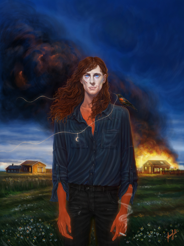 Иллюстрация August в стиле живопись, компьютерная графика, реализм