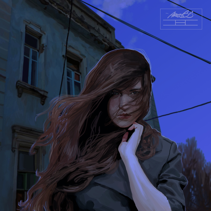 Иллюстрация Hectic в стиле концептуальный, персонажи, реализм