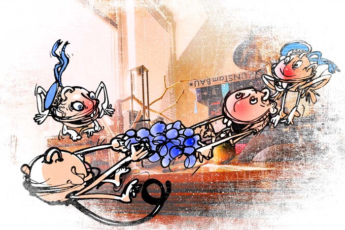 Иллюстрация а когда придет бразильский крейсер... | Illustrators.ru