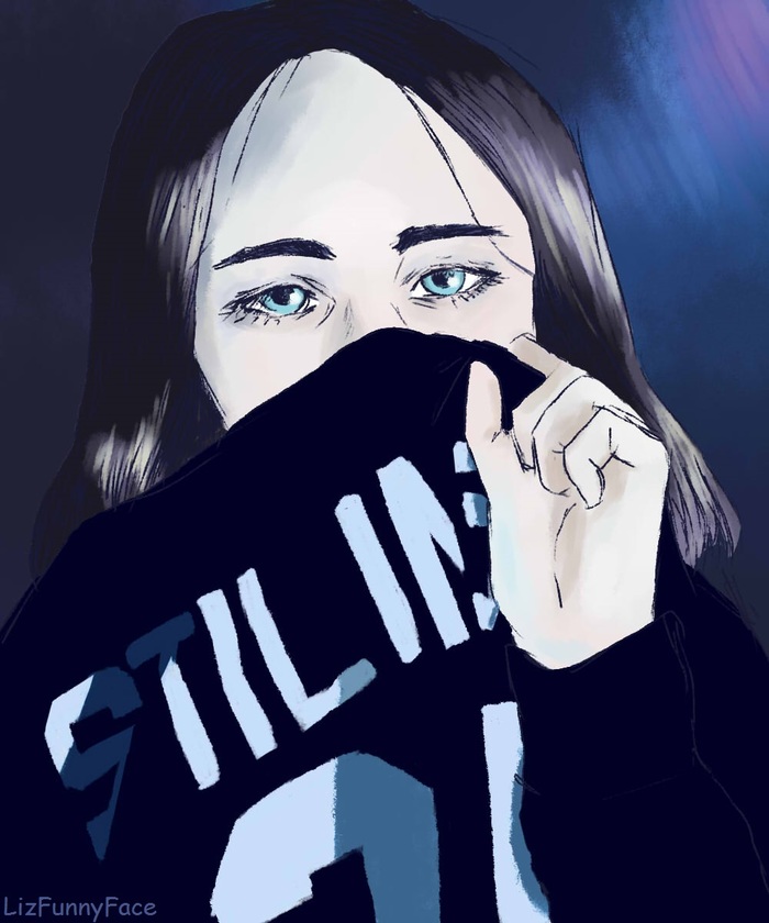 Иллюстрация портрет №1 в стиле 2d | Illustrators.ru