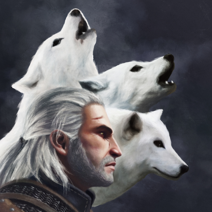 Иллюстрация The Witcher 3 Fan Art в стиле 2d, живопись,