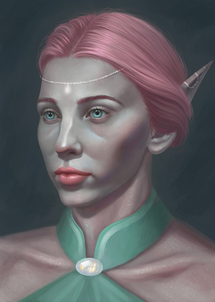 Иллюстрация elf в стиле 2d, cg | Illustrators.ru