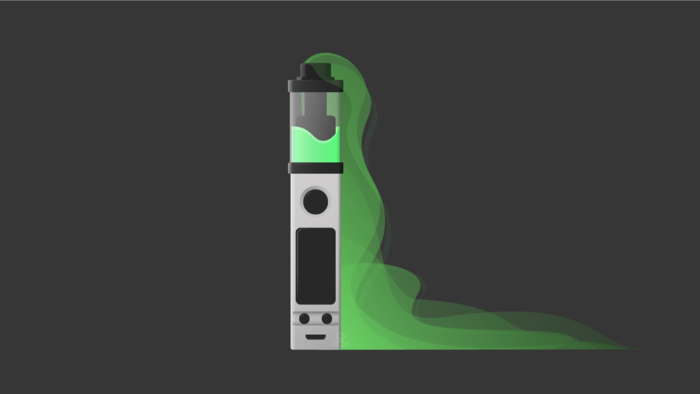 Иллюстрация Vape в стиле 2d | Illustrators.ru