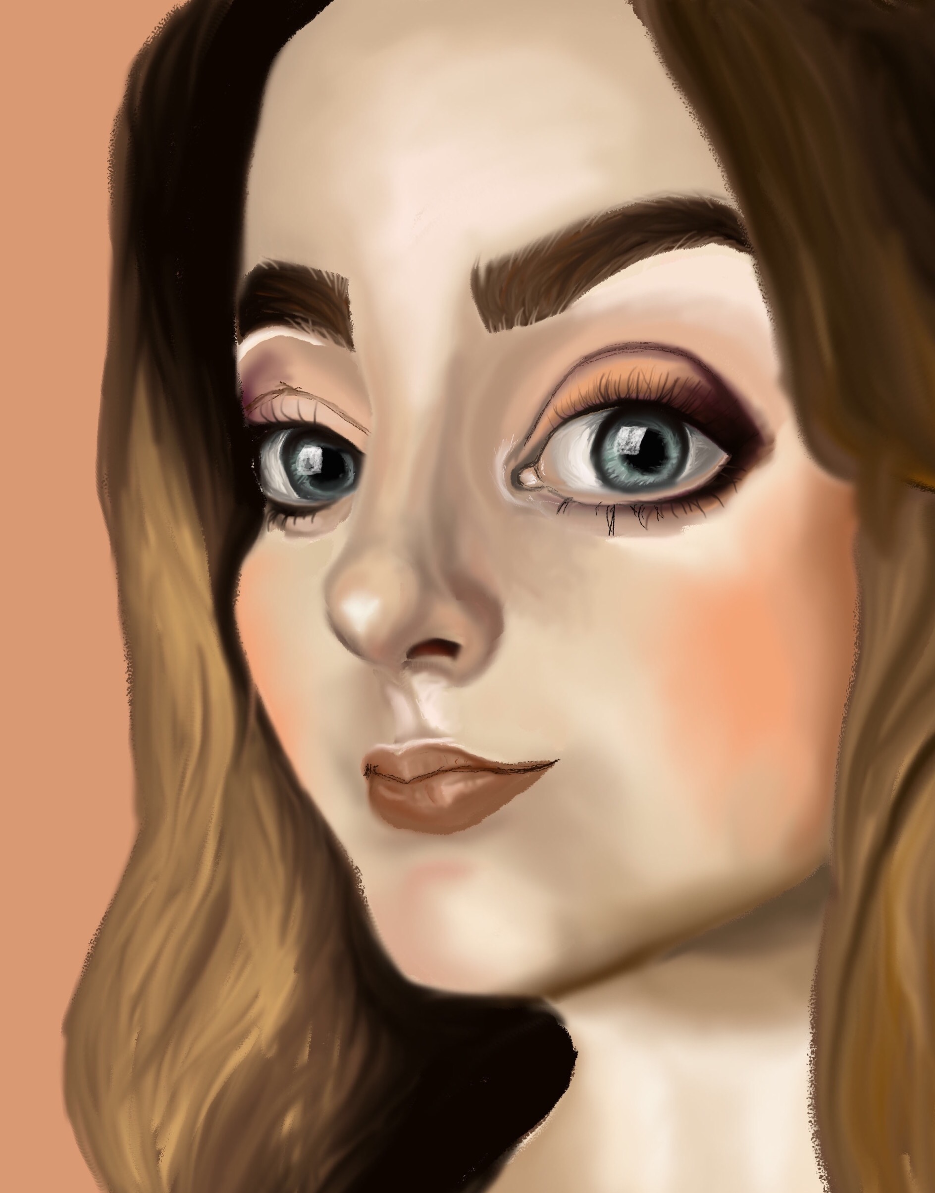 Иллюстрация Selfie в стиле cg | Illustrators.ru