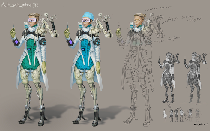 Иллюстрация Medic в стиле 2d, cg, персонажи | Illustrators.ru