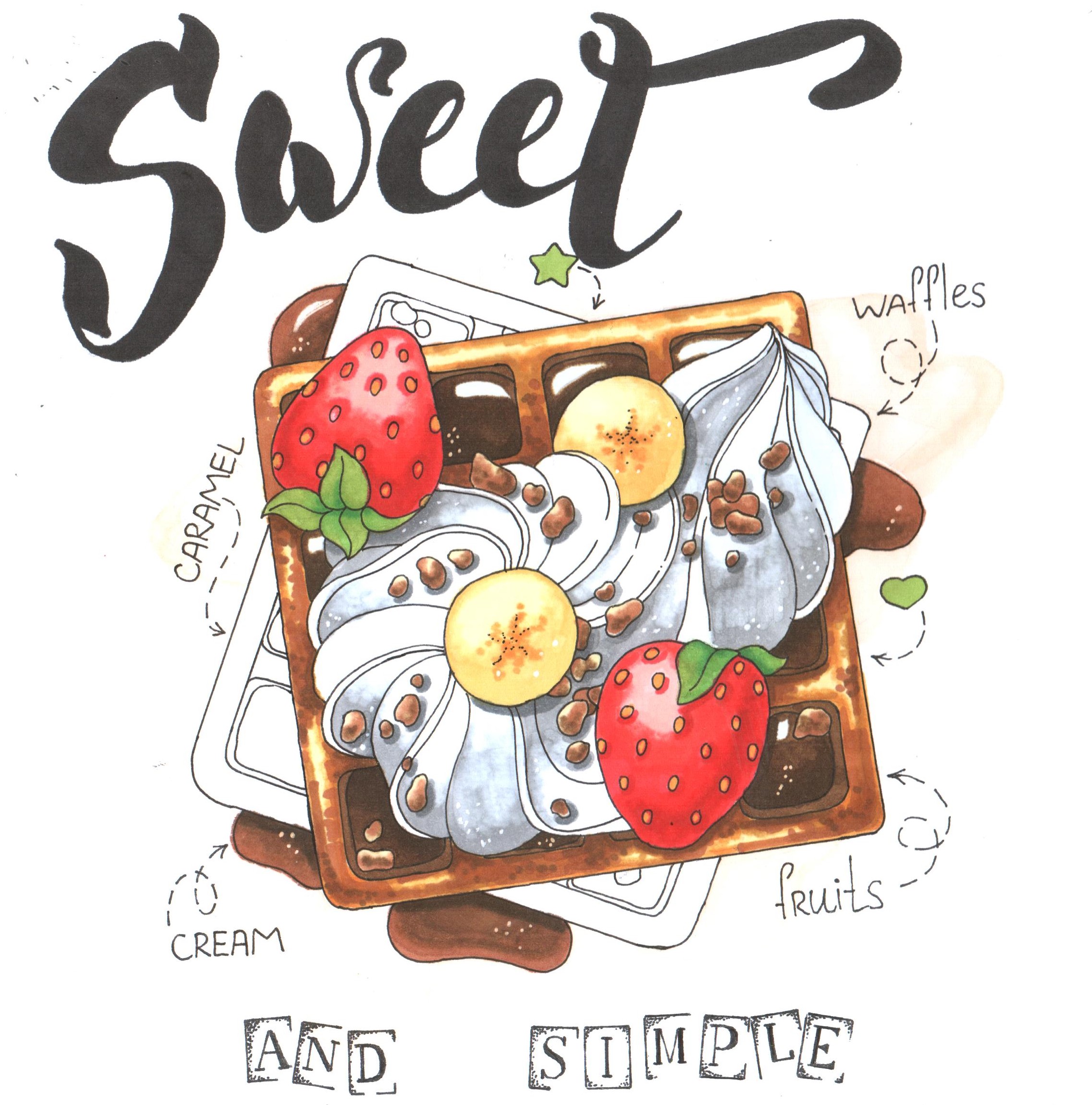 Иллюстрация Sweet and simple | Illustrators.ru