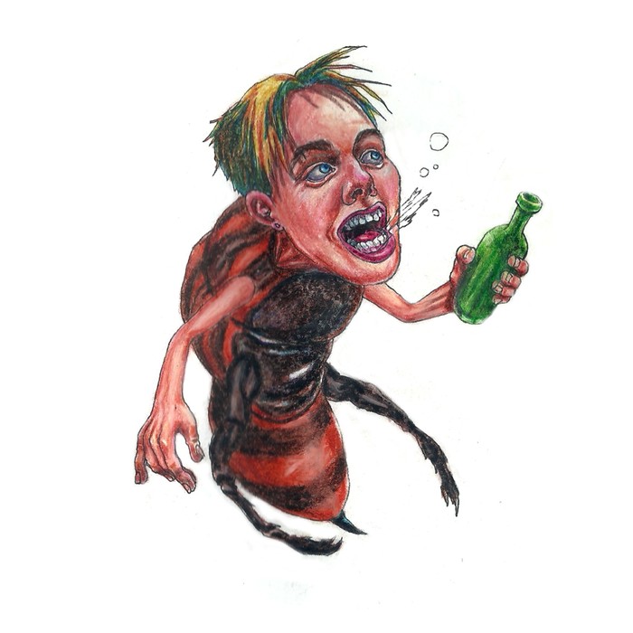 Иллюстрация Shmell's fly в стиле 2d, lifestyle, журнальный