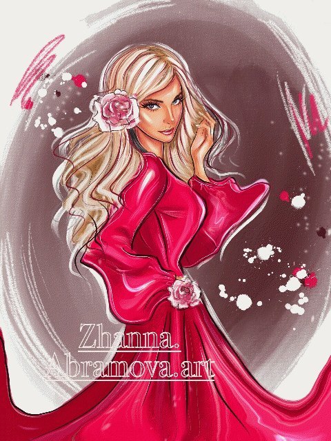 Иллюстрация Скетч барби в стиле скетчи | Illustrators.ru