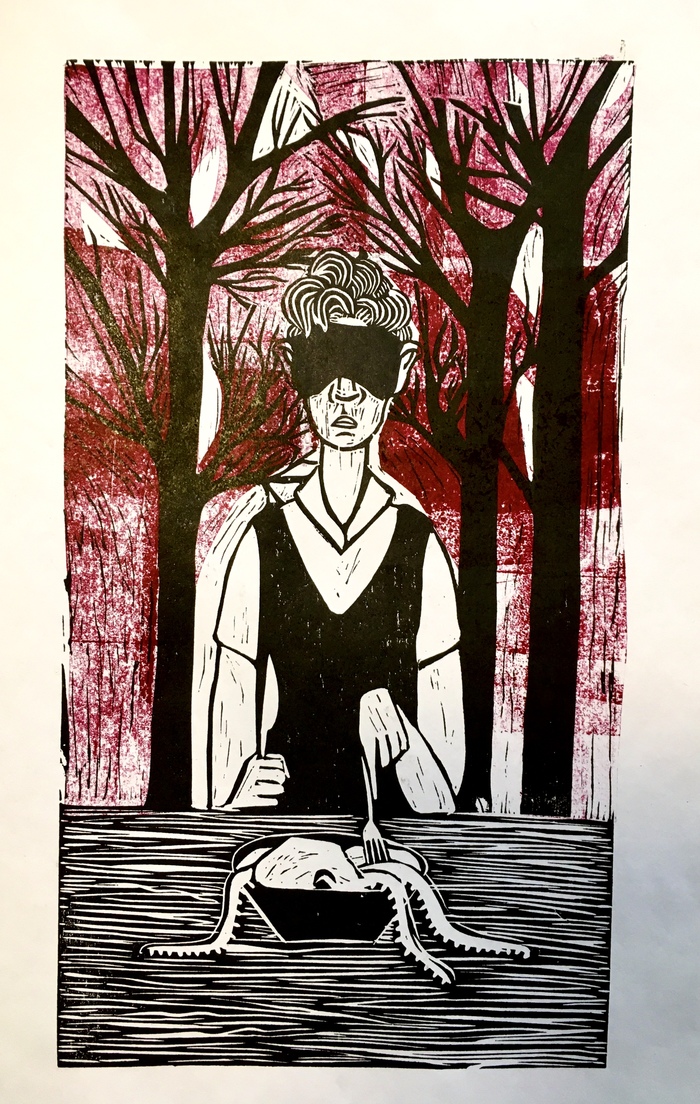 Иллюстрация Экзотика в стиле графика, другое, импрессионизм